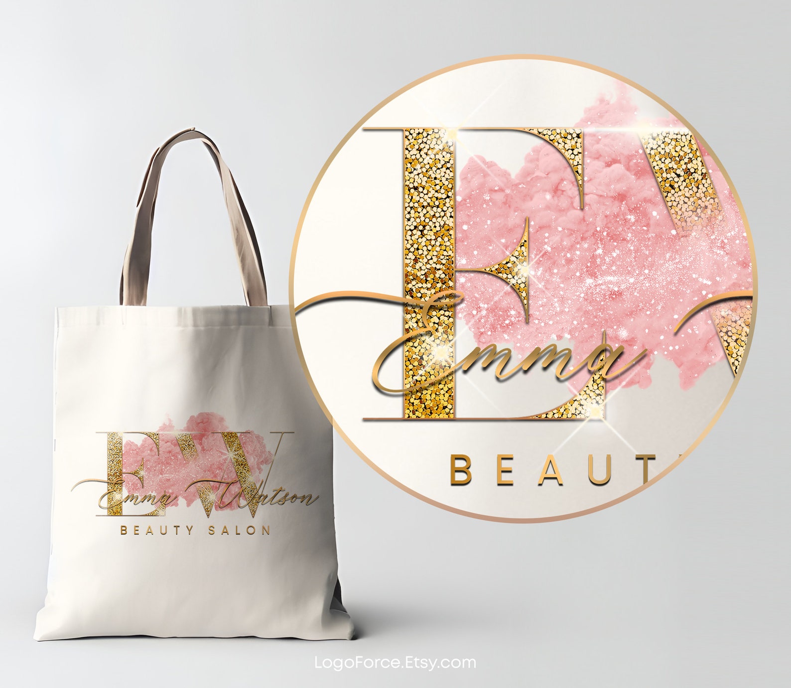 Nail Logo Lash Logo Eyelash Logo Makeup Artist Logo Feminine Logo ...