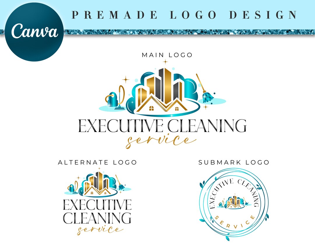 Cleaning Logo, Cleaning Business Service, Housekeeping Logo Design ...