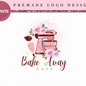 Mixer Logo, Bakery Logo, Boho Bakery Logo, Baker Logo, Bakery Logo ...