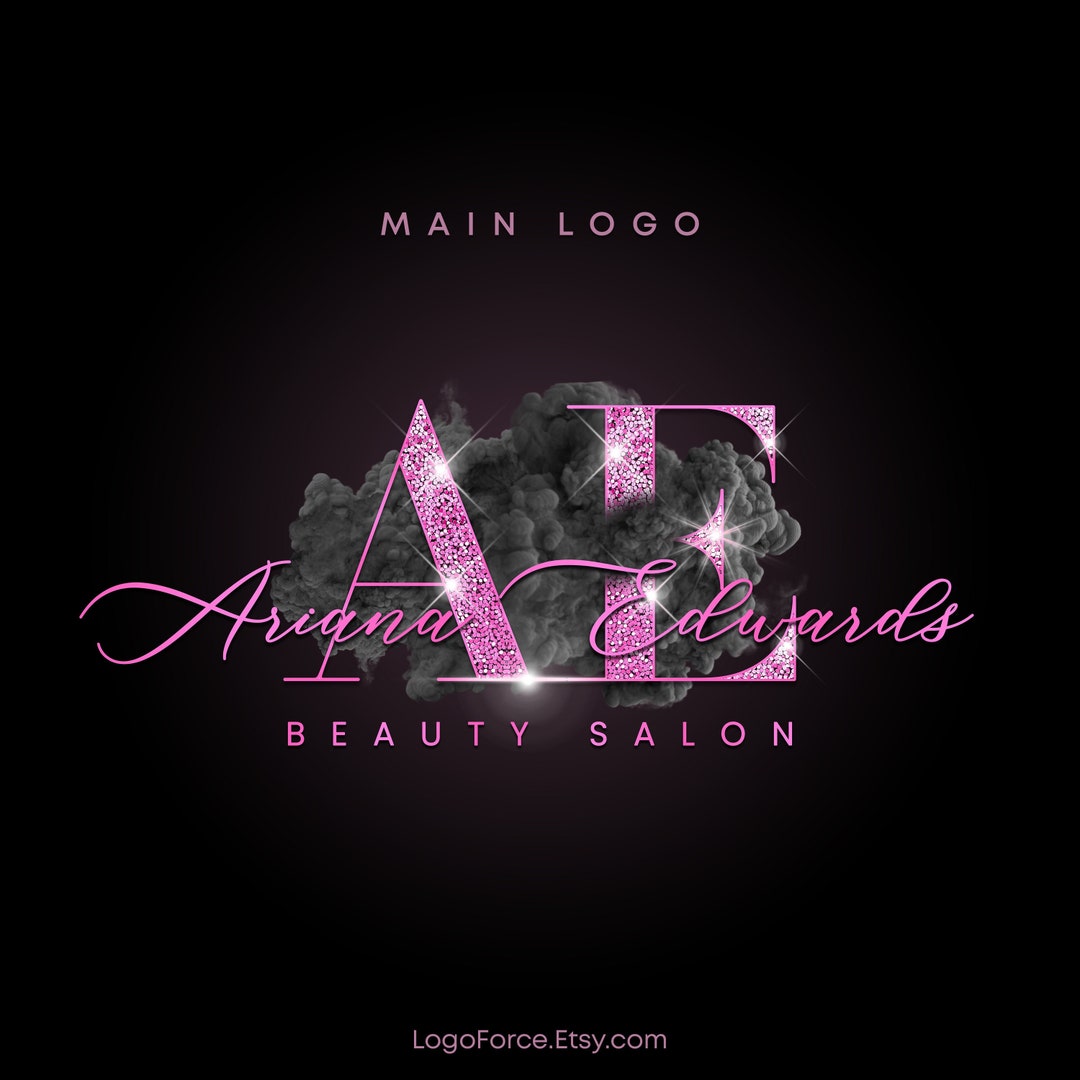 Pink Beauty Logo, Cosmetic Logo, Brow Logo, Premade Logo Design, Lash ...