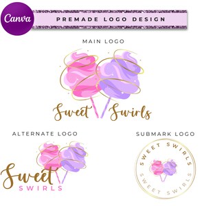 Cotton Candy Png, Pink Cotton Candy Logo Design, Cotton Candy Labels ...