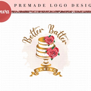 Cake Logo Design, Baker Logo Design, Wedding Cake, Pastry Logo, Dessert ...