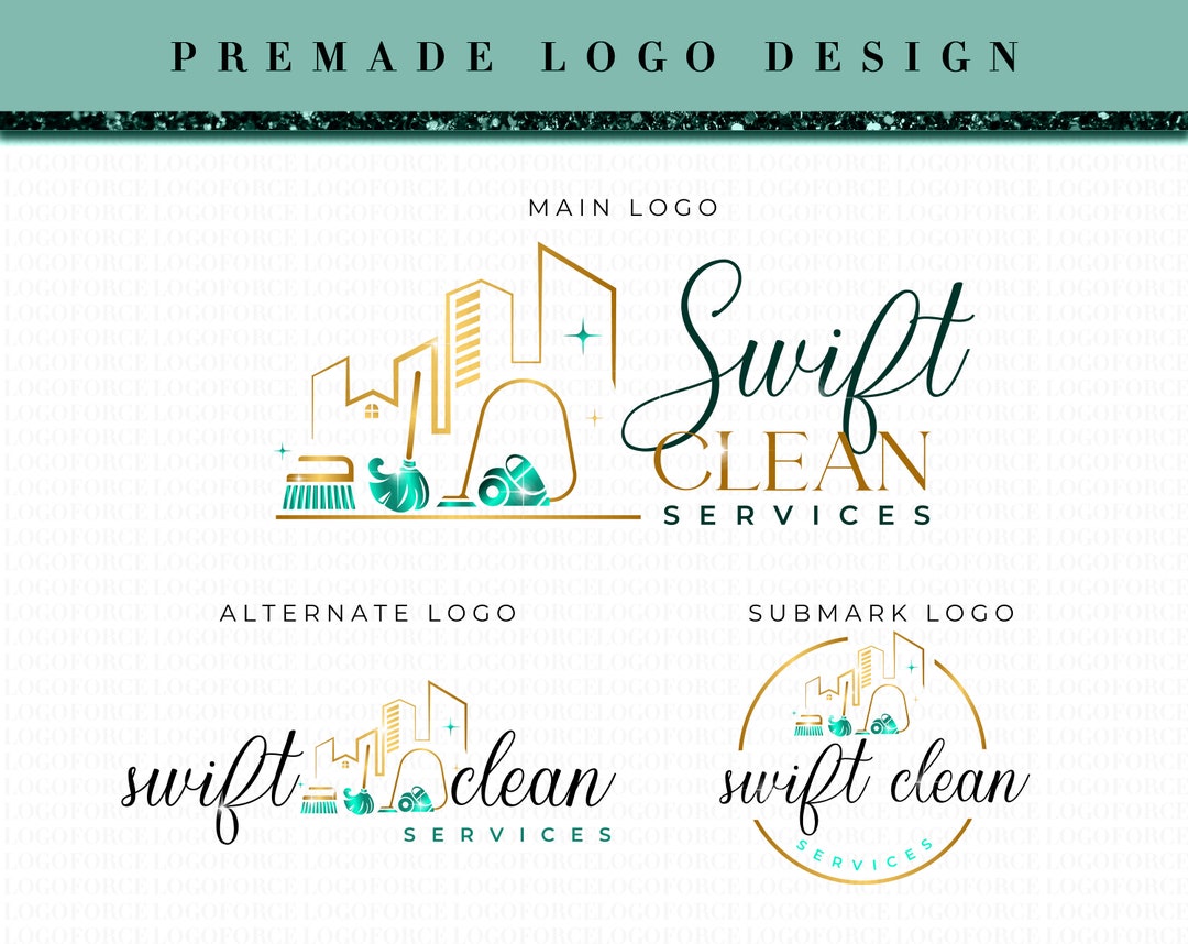 Commercial Cleaning Business Logo Service Template Design, Cleaning ...