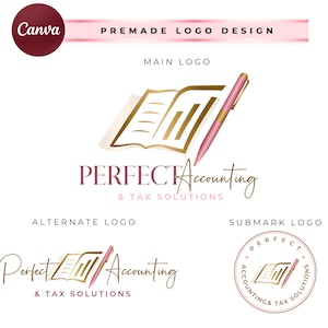 Accounting Logo, Accounting Logo Design, Bookkeeping Logo, Tax Logo ...