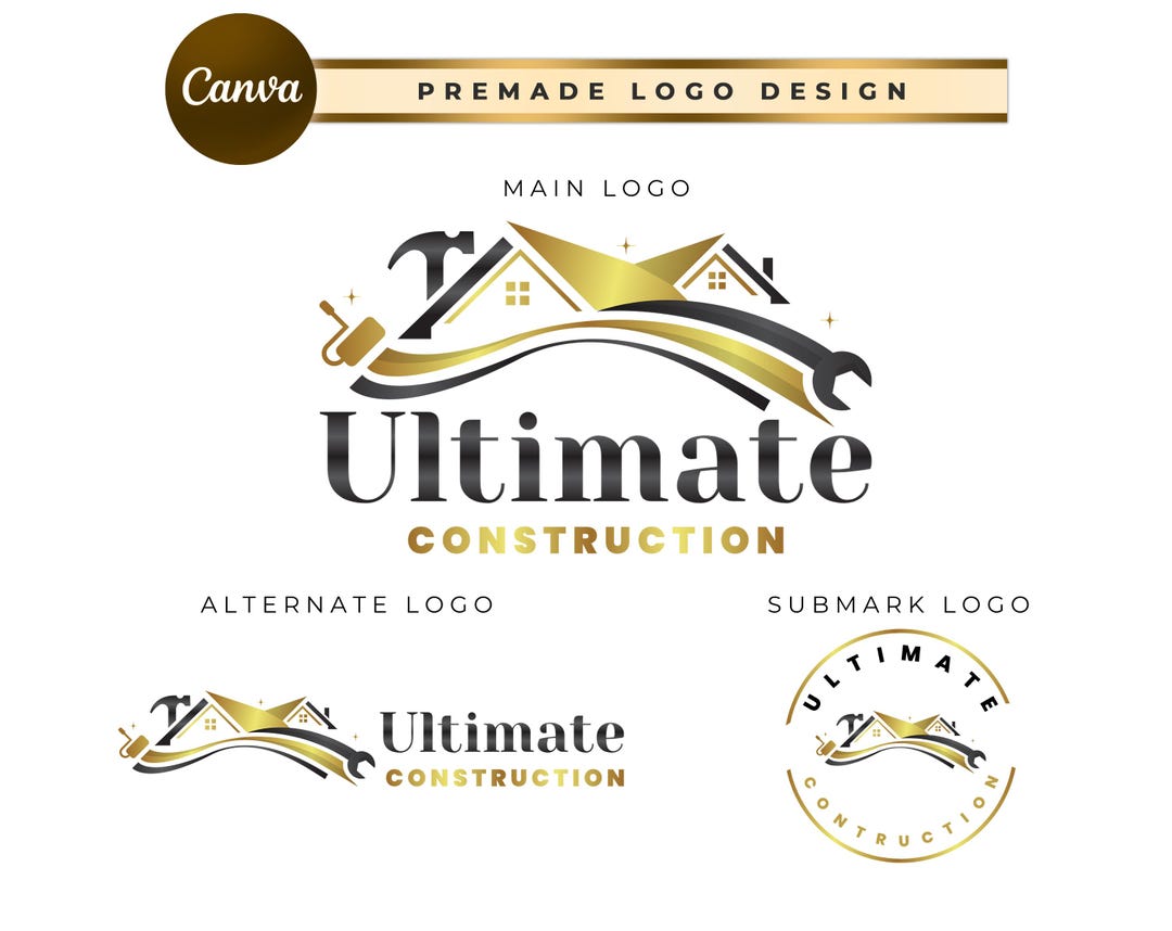 House Construction Logo, Construction Logo Template, Home Repair ...