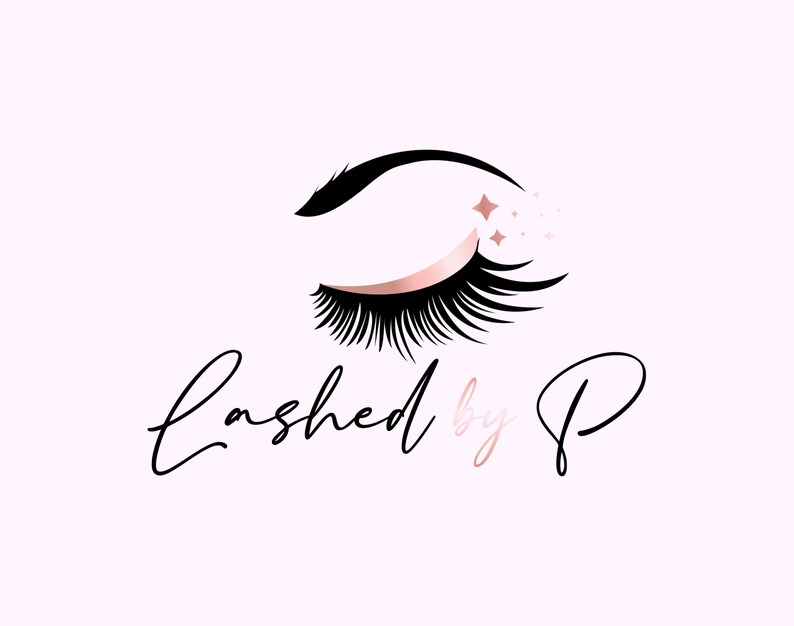 Lash Logo Design Makeup Logo Design Custom Lashes Logo - Etsy