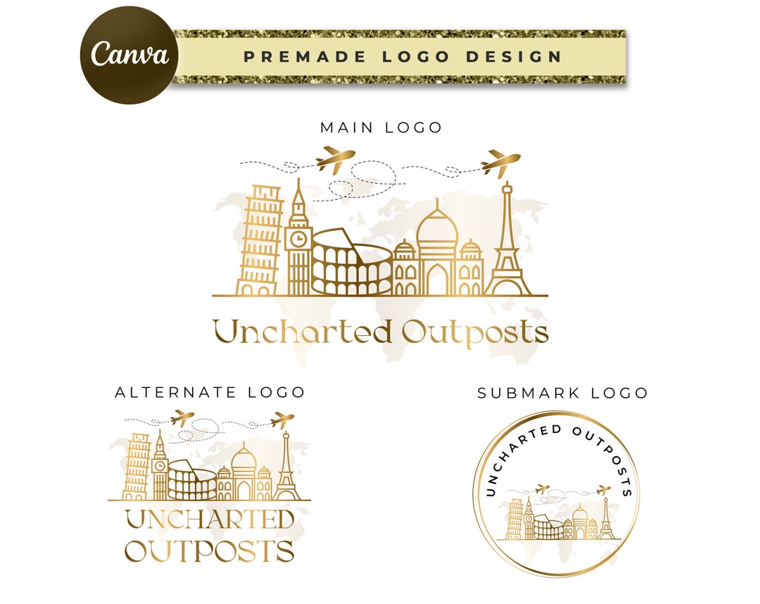 Skyline Logo, Travel Logo Design, Vacation Logo, Travel Agency Logo ...