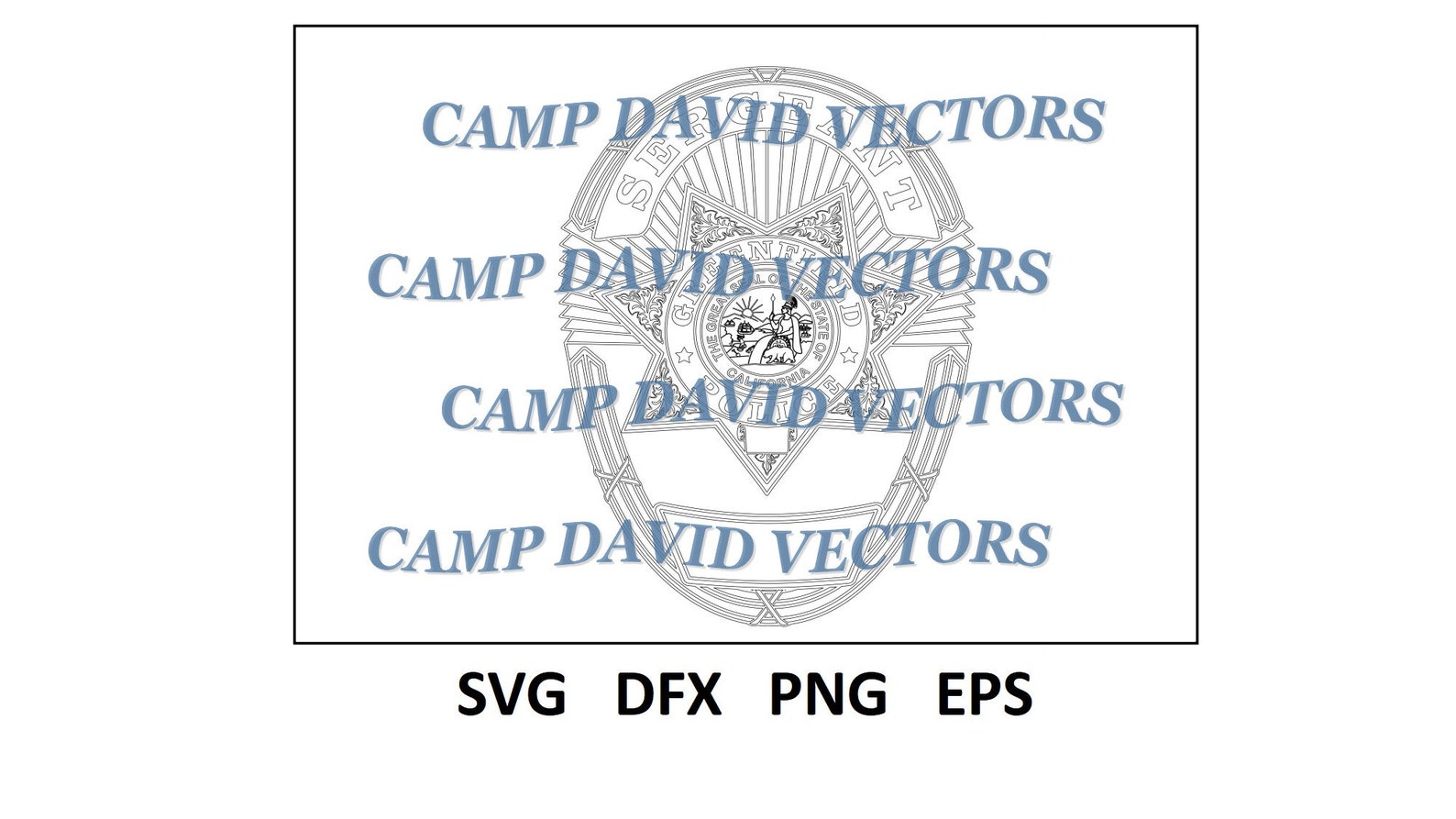 Greenfield PD, Police Badge, California, Logo, Custom, Vector, Law ...