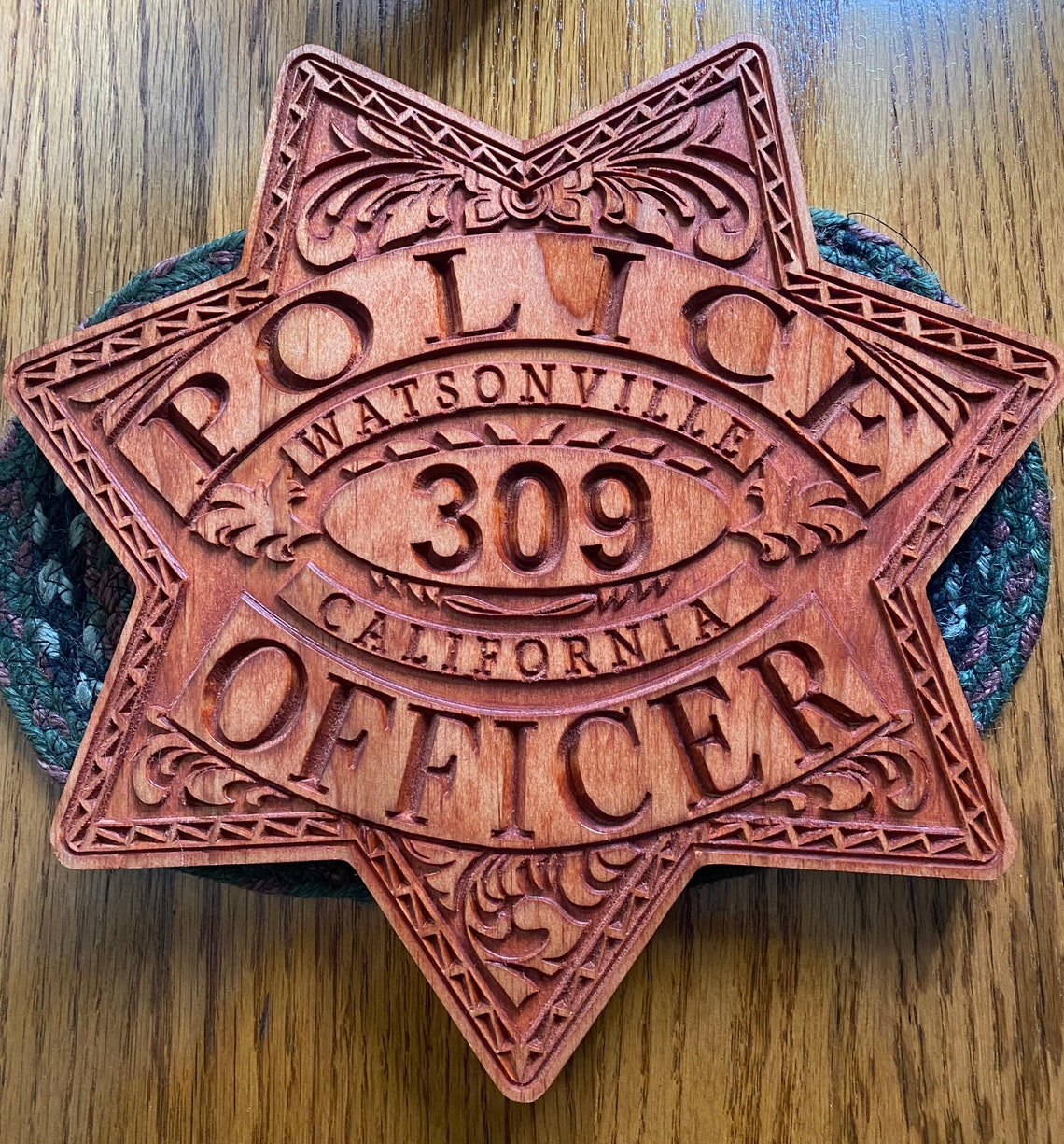 Watsonville Police Badge, Logo, Seal, Custom, Vector, Law Enforcement ...
