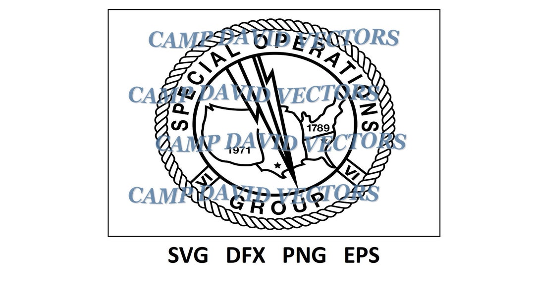 Special Operations Group Badge, Logo, Seal, Custom, Vector, Law ...