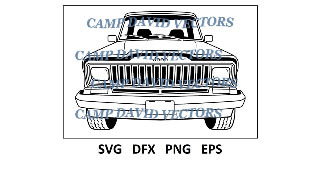 Jeep J10 Frontend Image, Badge, Logo, Seal, Custom, Vector, Law ...