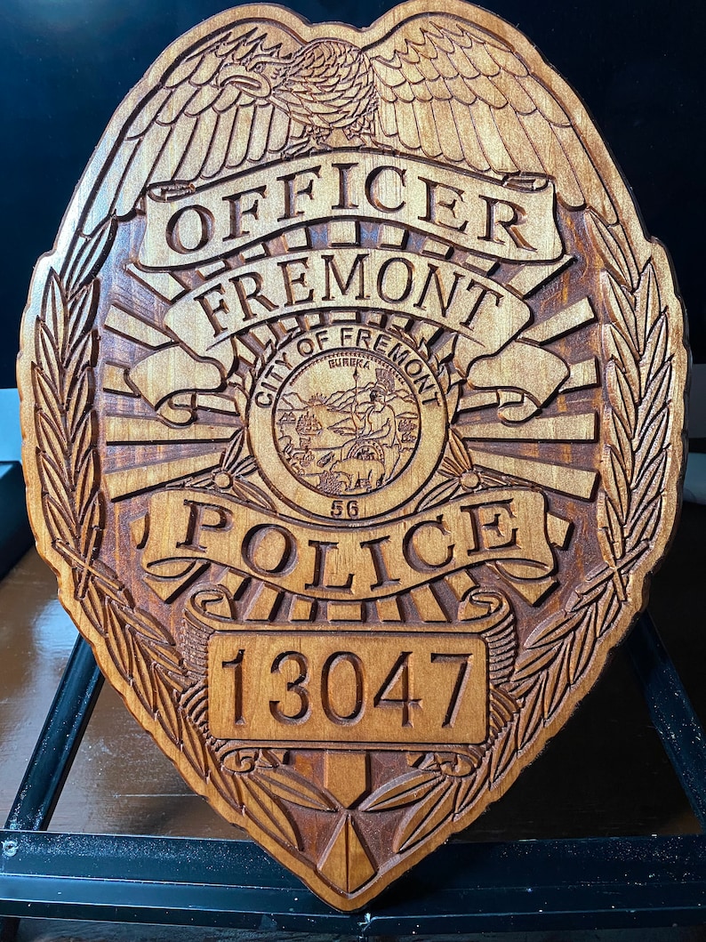 Freemont Police Badge, Logo, Seal, Custom, Vector, Law Enforcement SVG ...