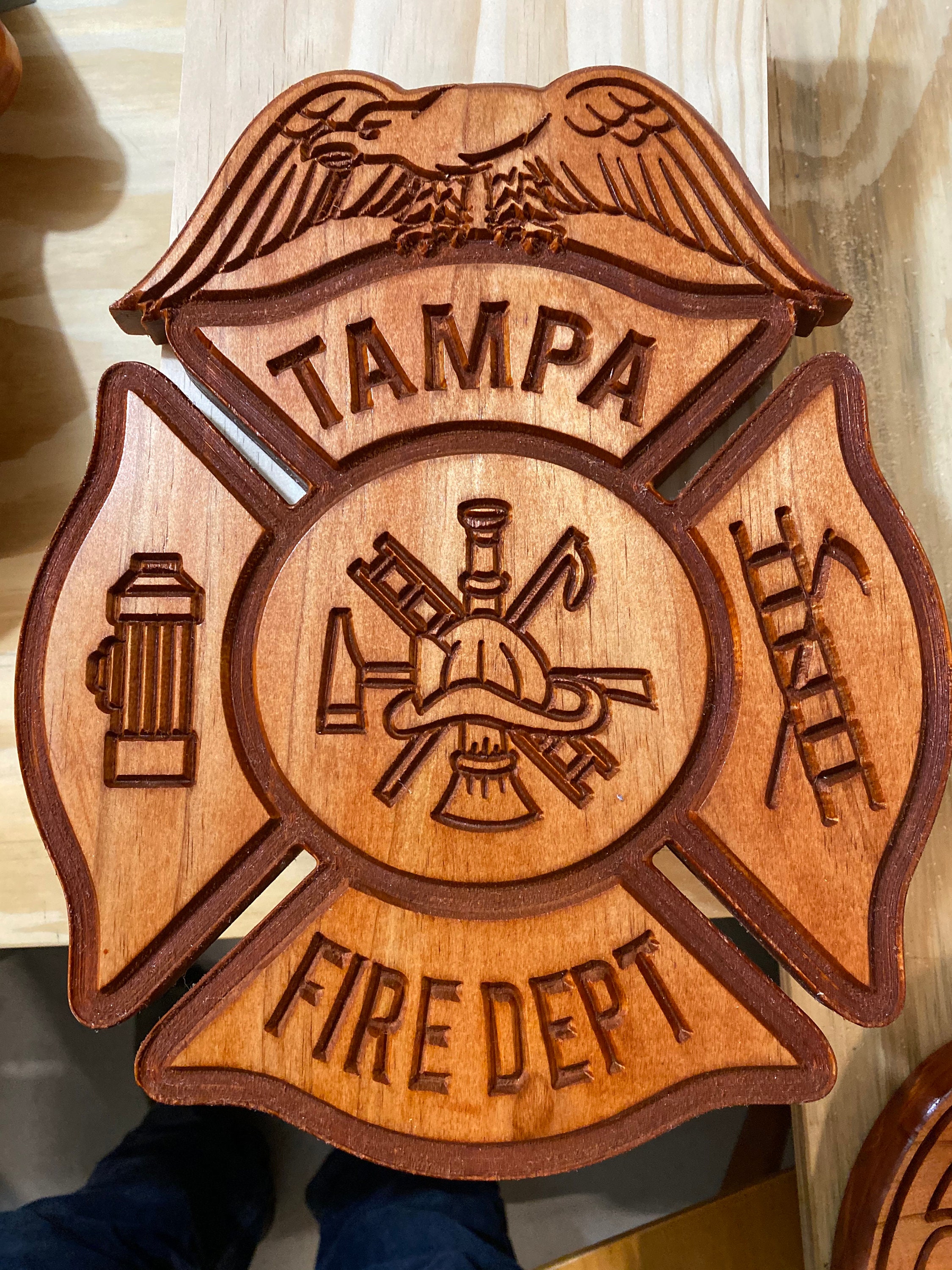 Tampa Fire Department Badge, Logo, Seal, Custom, Vector, Law ...