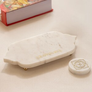 Marble Diwali Pooja Box: Spiritual Decor Combo - Etsy