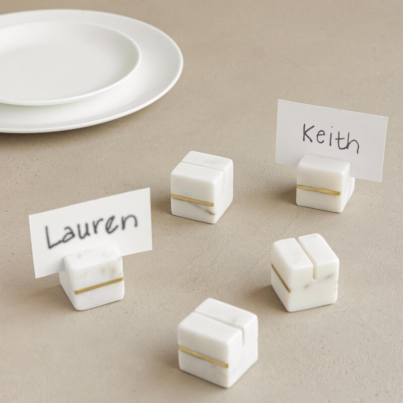 Marble Place Card Holder - Etsy