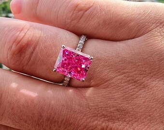 14k Pink Ice Ring - Etsy