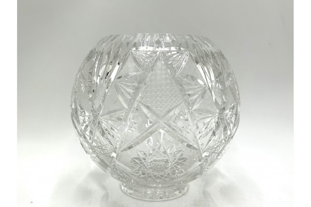 Crystal Ball Vase - Etsy