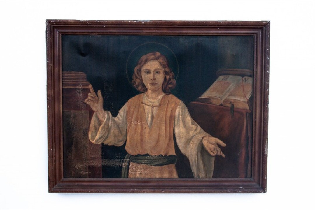 Painting "young Jesus". - Etsy