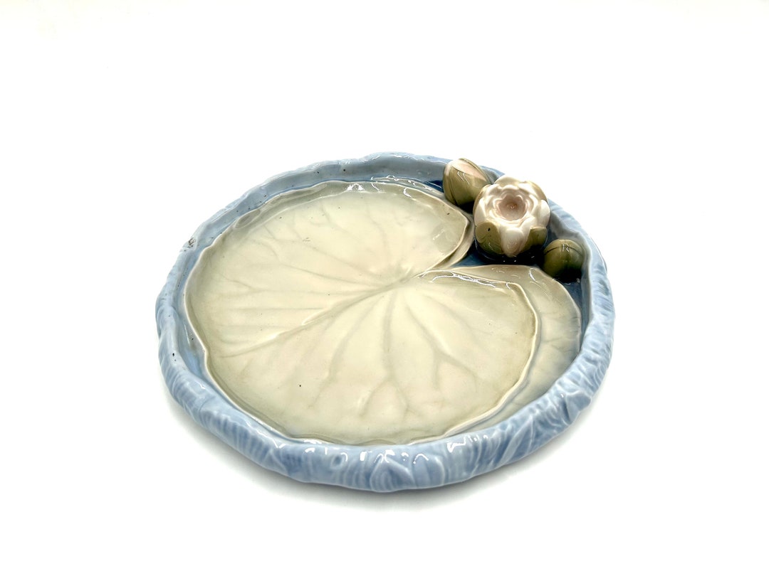 Decorative Plate With a Water Lily, Bing & Grondahl, Denmark, 1970s - Etsy