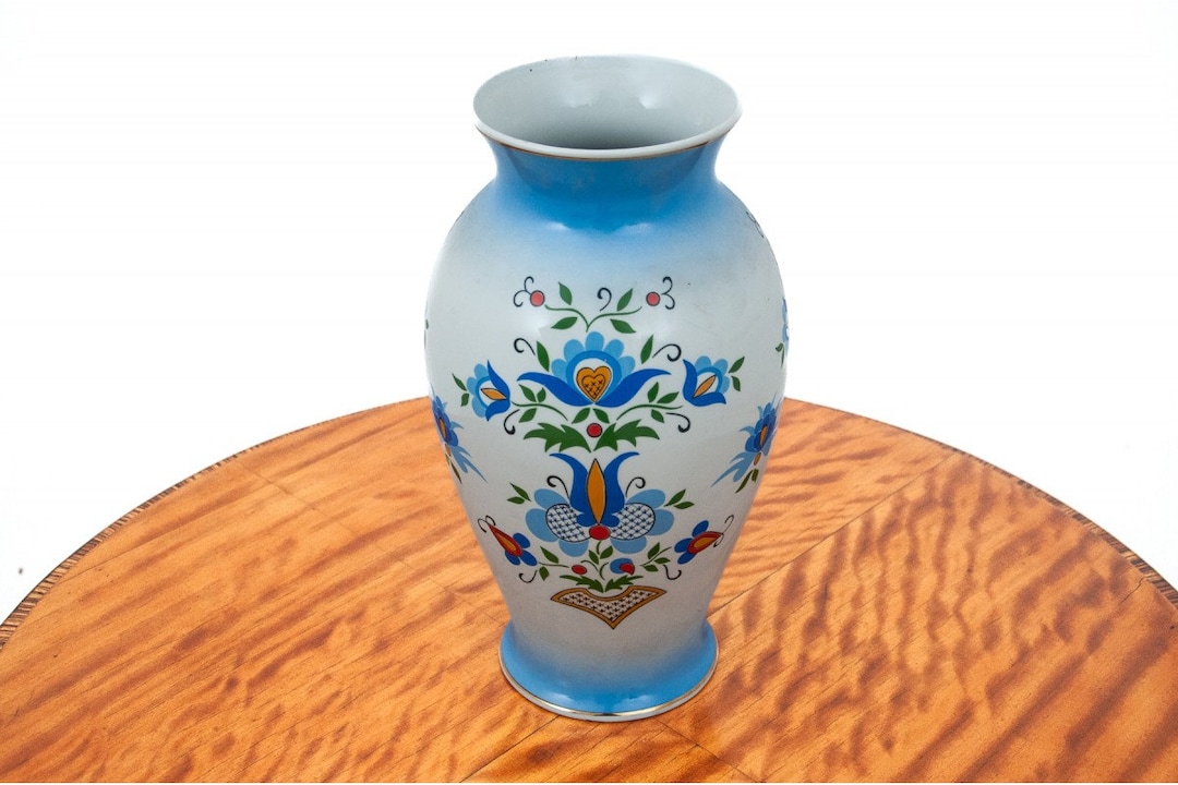 Large Porcelain Vase, Lubiana. - Etsy