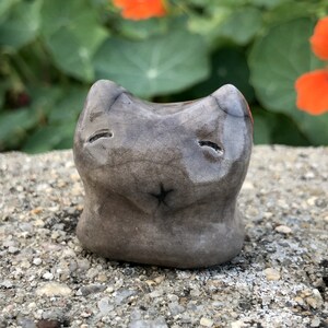 Earthy Kitsune Fox Nature Spirit Kami Raku Sculpture Inari Okami Shinto ...