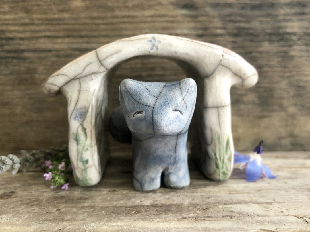 Little Kitsune Fox Nature Spirit Kami Shrine Shinto Inari, Shamanism - Etsy