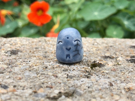 Tiny Raku Jizo of Cloud Rain Shinto Joy Talisman Kamidana - Etsy