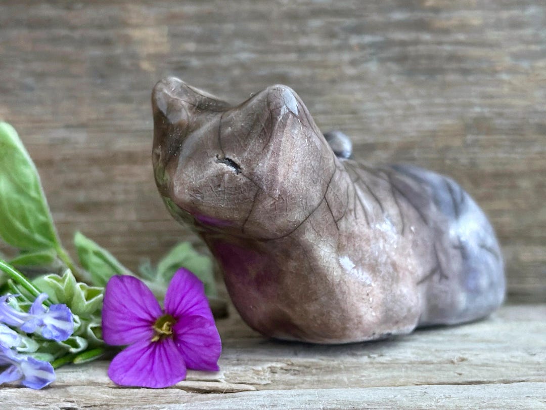 Quiet Winter Kitsune Fox Kami Nature Spirit Sculpture | Shinto Inari ...