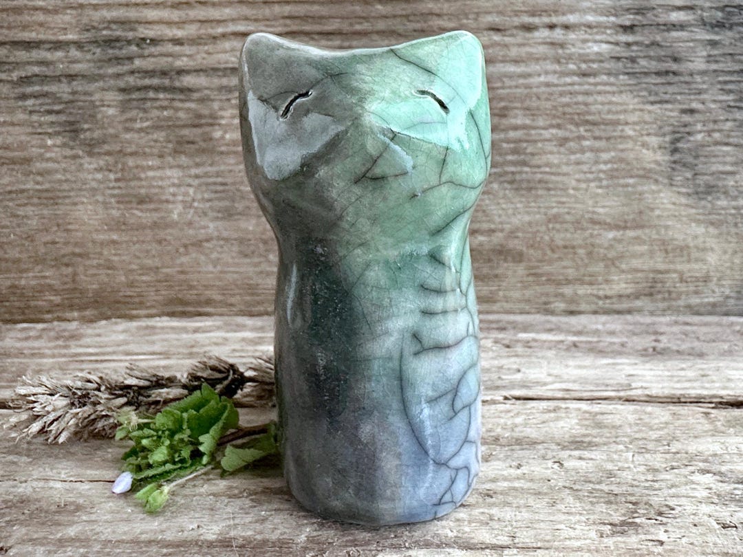 Earth Spirit Fox Kami Kitsune Sculpture | Shamanism, Shinto Inari ...