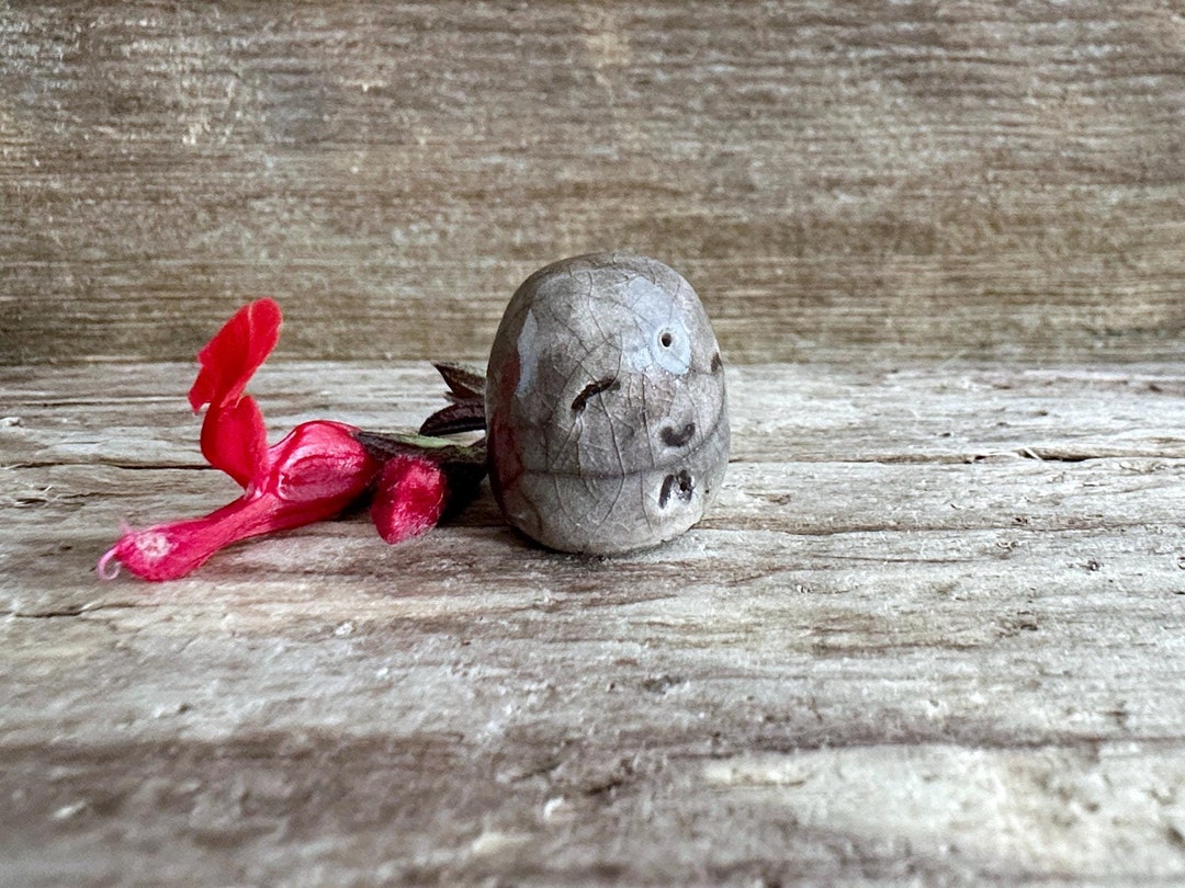 Tiny Jizo of Winter Trees Shinto Talisman Sculpture, Guardian Statue - Etsy