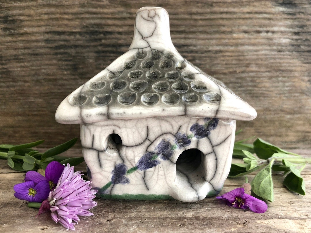 Lavender Cottage, Raku Spirit House, Kurinuki Ceramic Shinto Shrine ...