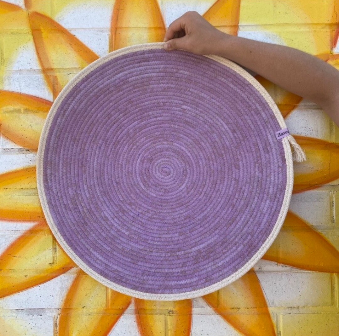 Rope Mats Fabric Wrapped Rope Mats, Table Mats, Casserole Mat - Etsy ...