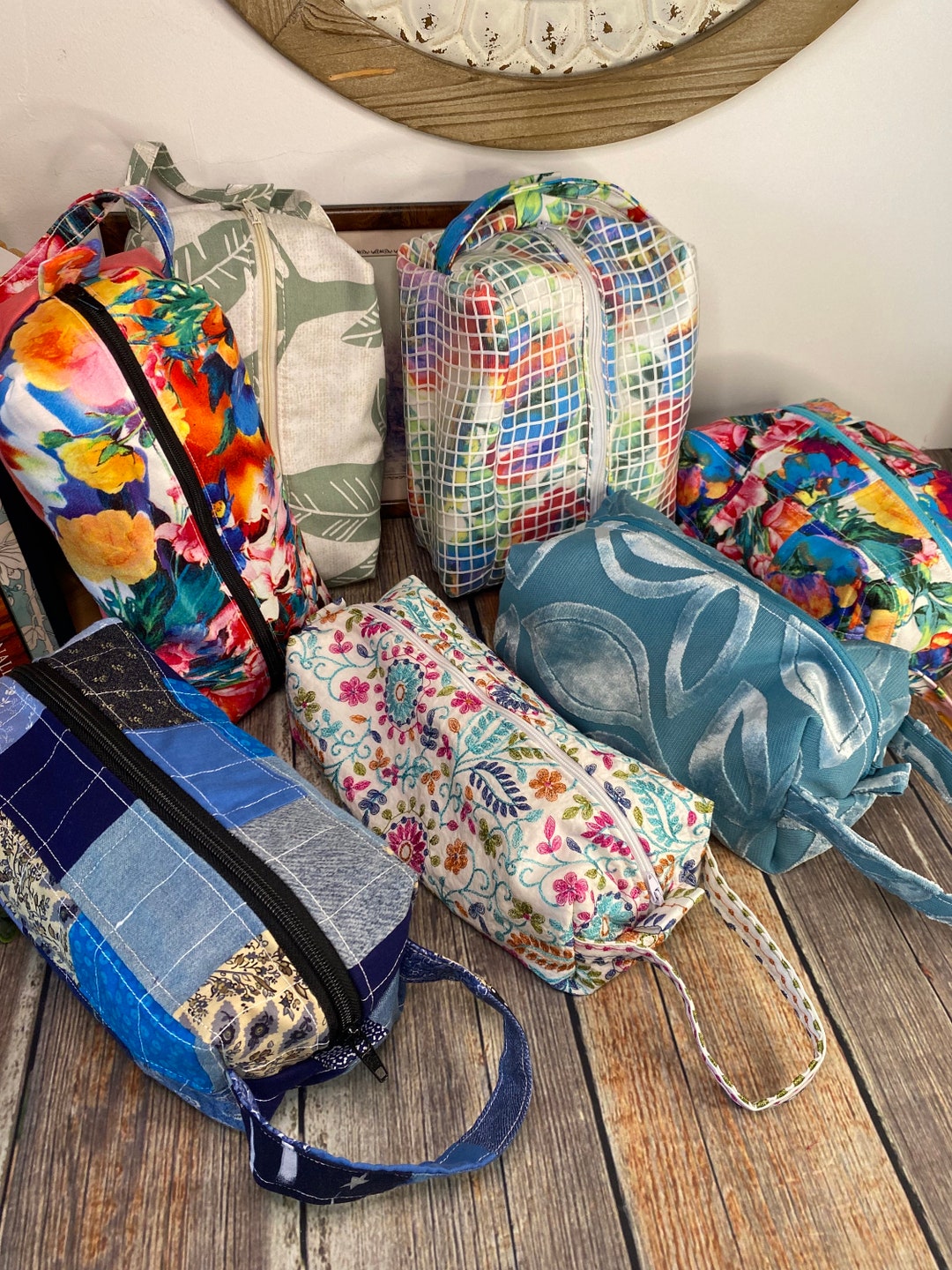 Upcycled Pencil Cases, Craft Bag, Travel Bag, Toiletry Bag. - Etsy