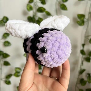 Crochet Small Bee, Bumblebee Plush, Bee Handmade Stuffed Animal ...