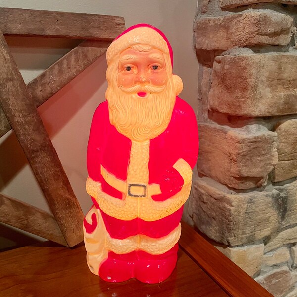 Blow Mold Santa - Etsy
