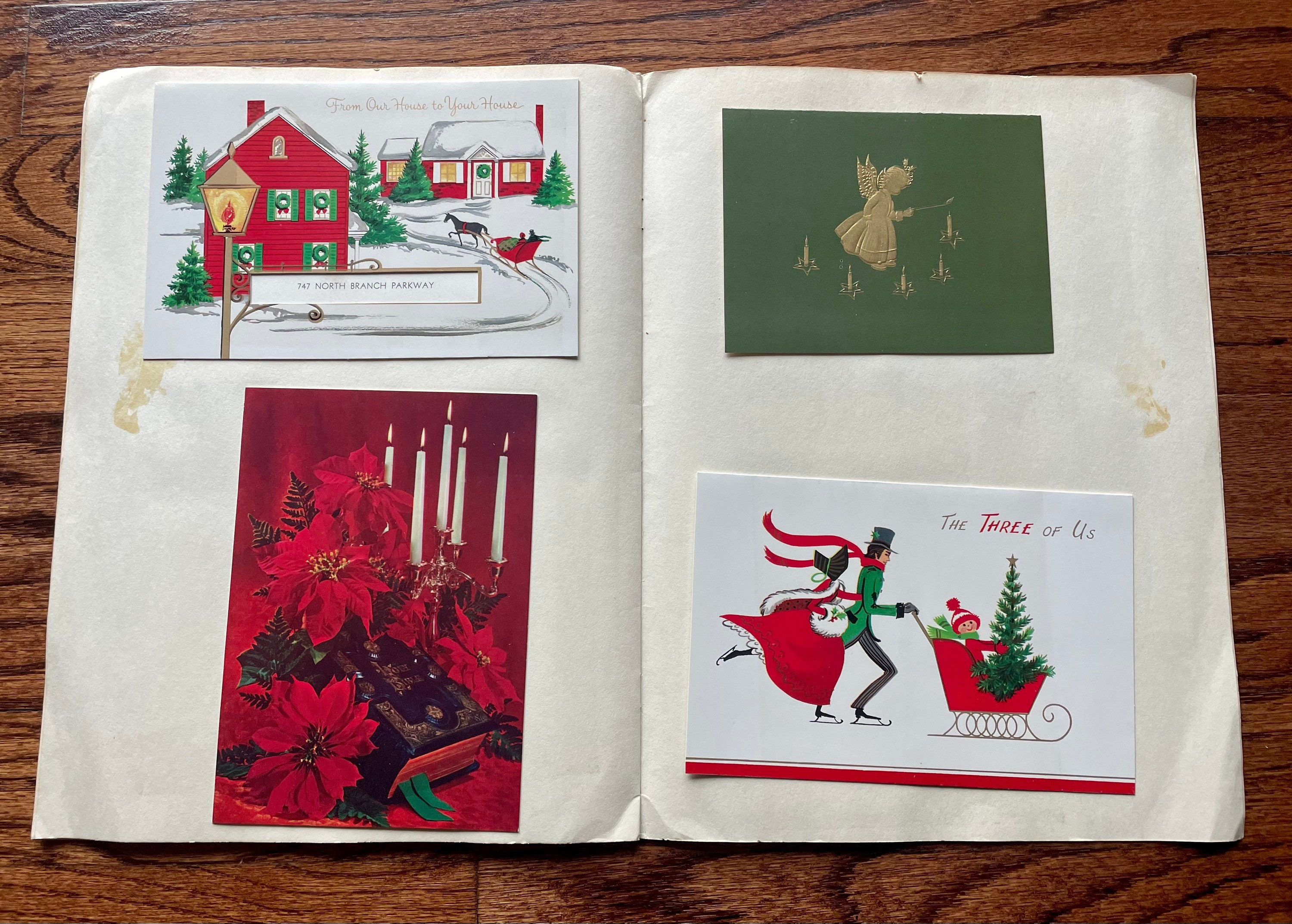 Vintage Christmas Cards, Salesman Sample Holiday Card Catalog ...