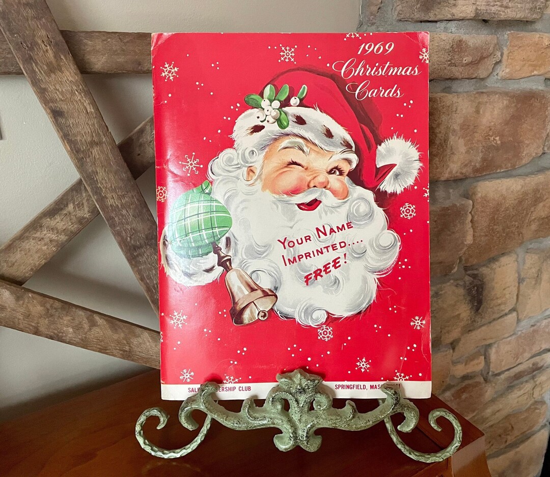 Vintage Christmas Cards, Salesman Sample Holiday Card Catalog ...