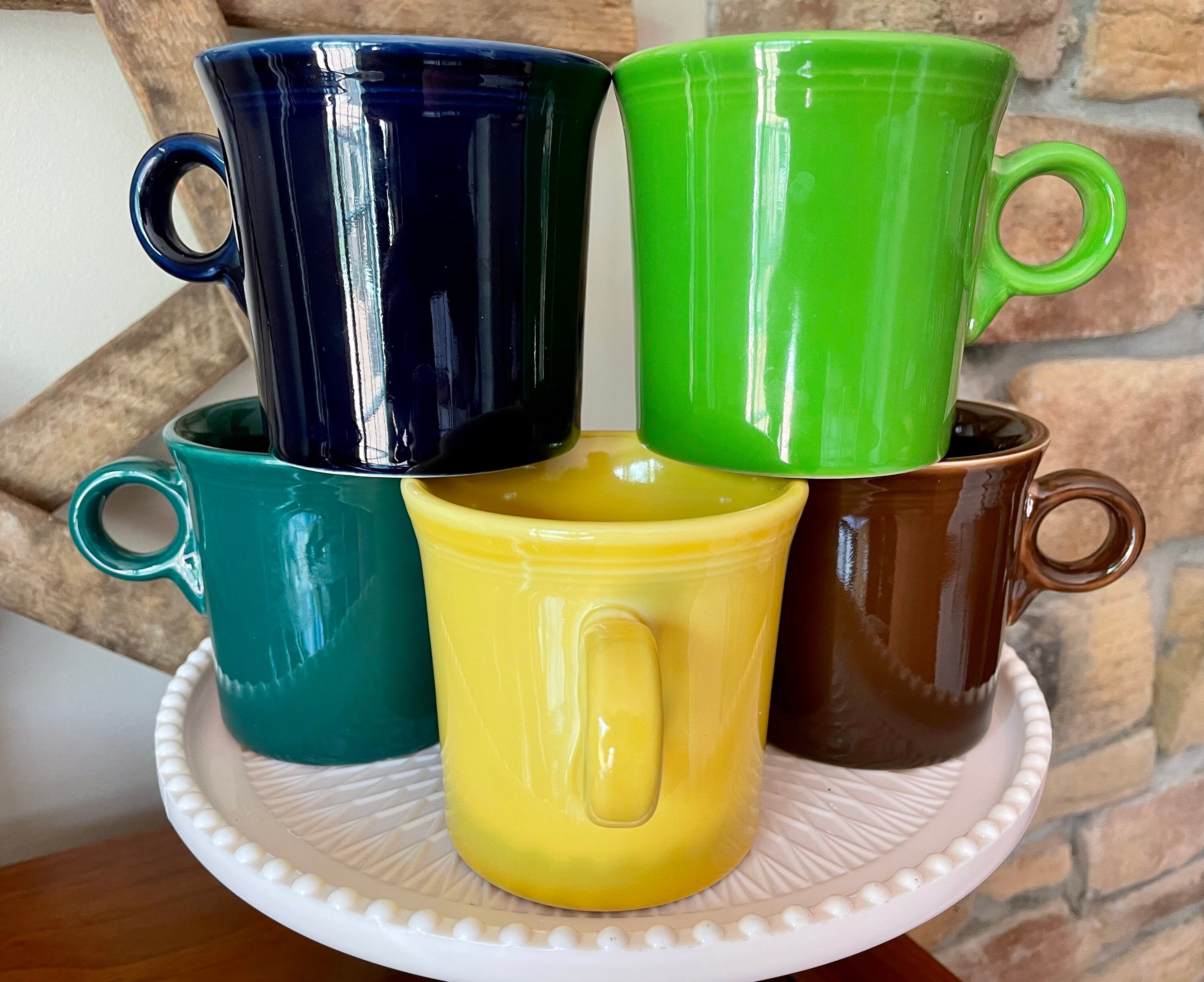 Vintage Fiestaware Tom & Jerry Coffee / Tea Mug Set of 5 - Etsy