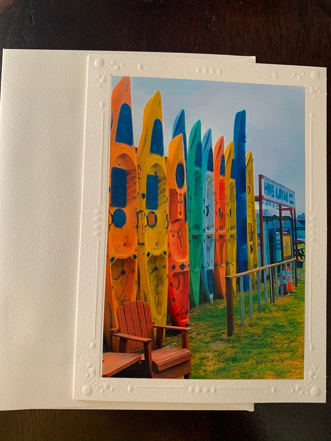 HMB Kayak Greeting Card - Etsy