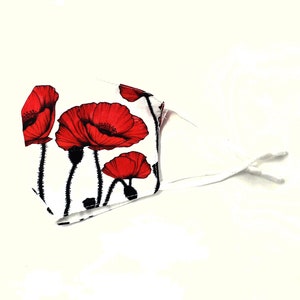 Face Mask Poppy Remembrance Day - Etsy UK