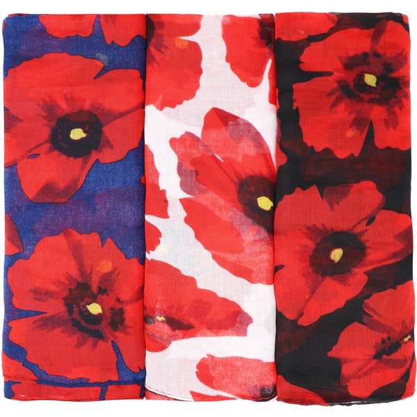 Infinity Poppy Scarf - Etsy