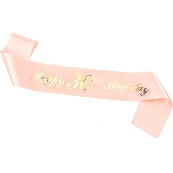 30th Birthday Sash | Etsy UK