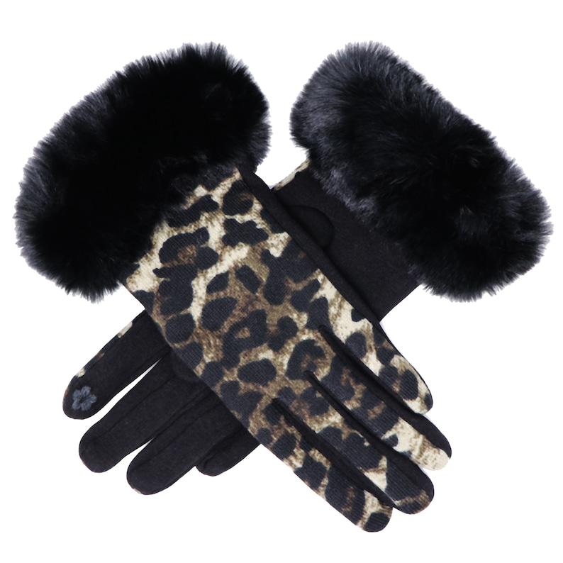 Faux Fur Leopard Print and Snake Print Gloves - Etsy