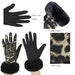 Faux Fur - Leopard Print and Snake Print Gloves - Etsy UK
