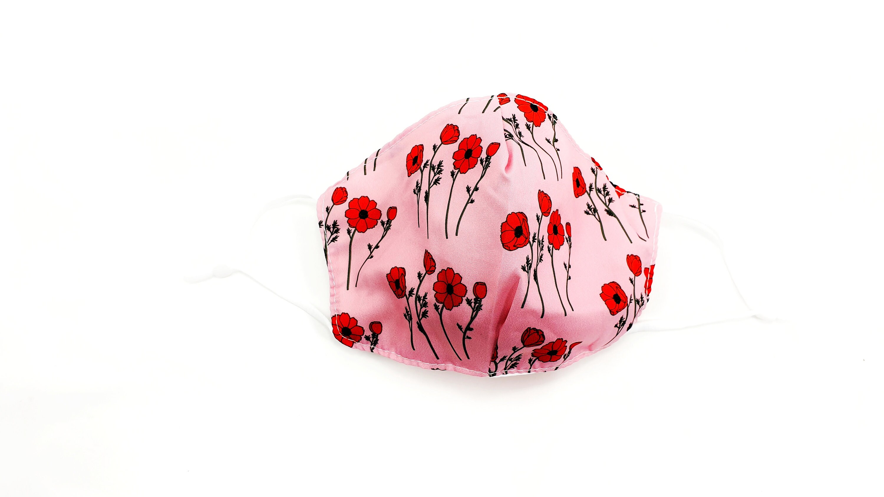 Poppy Face Mask Adults Kids Remembrance Day Washable Reusable | Etsy