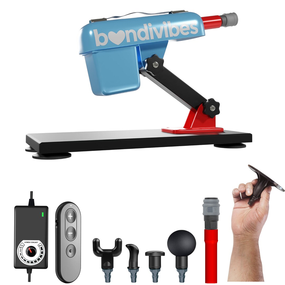 Bondivibes Remote Control Massage Gun on Stand Thrusting Massager ...