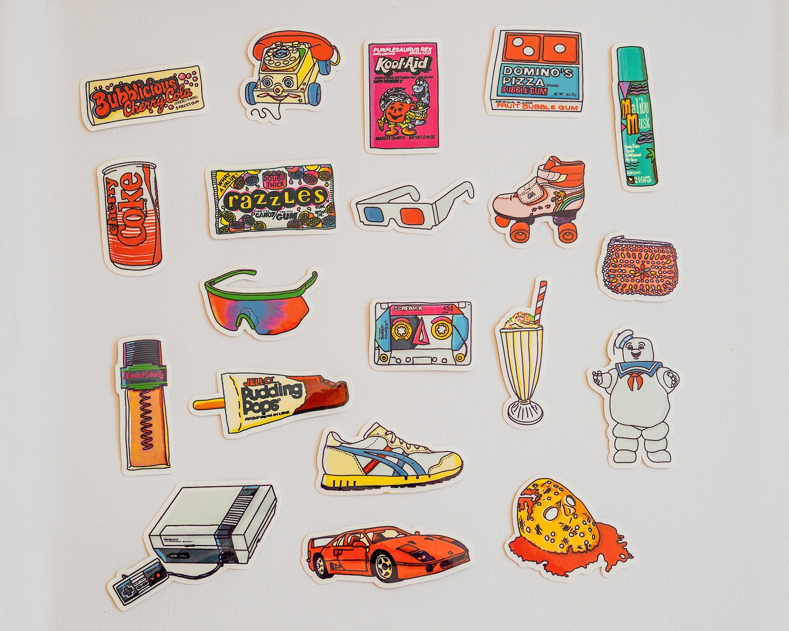 Cool 80s Aesthetic Nostalgic Stickers 80s Bumper Sticker - Etsy