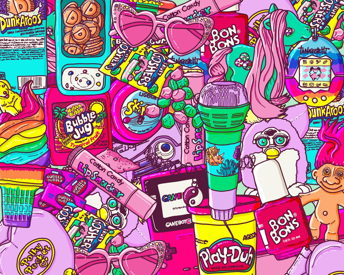 90s Girl Aesthetic Clipart Pack VSCO Nostalgia - Etsy Australia