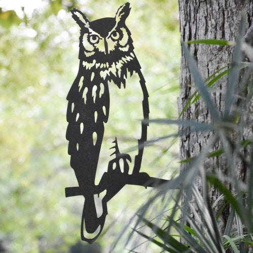 Personalized Owl Metal Sign Steel Metal Art / Metal Decor / - Etsy