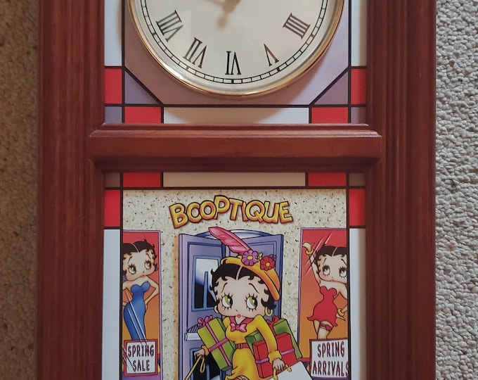 Betty Boop 4 Seasons Clock - Etsy